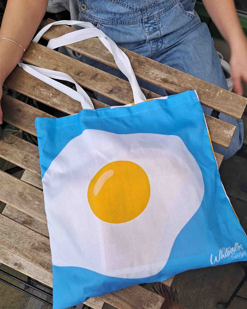 Blue Good Egg Tote Bag – Whitworths Sugar