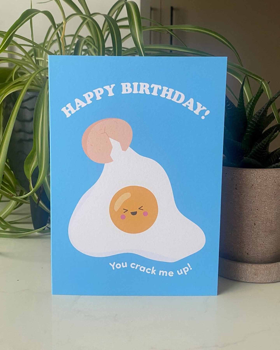 You Crack Me Up Birthday Greeting Card - A5 – Whitworths Sugar