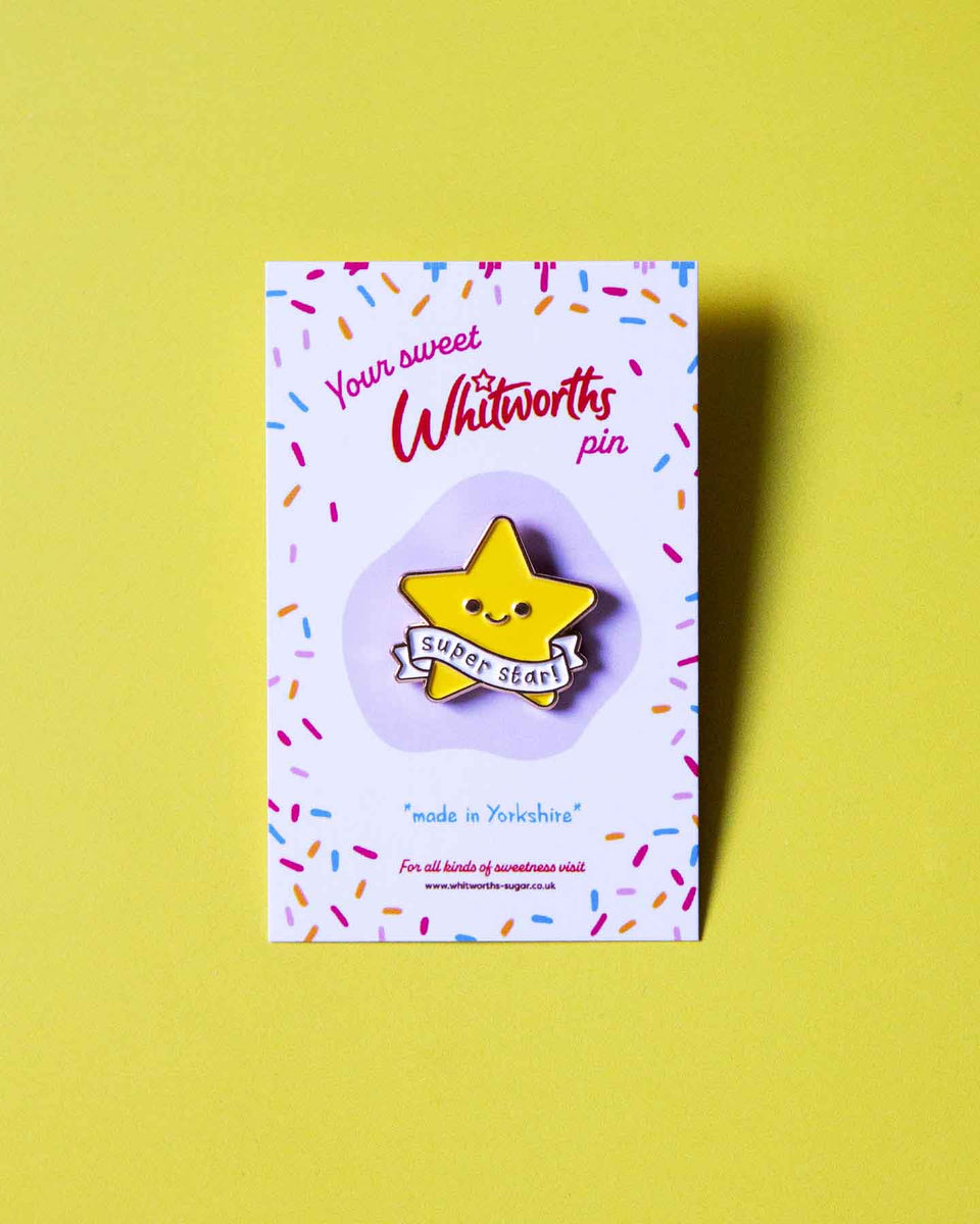 Super Star Enamel Pin – Whitworths Sugar